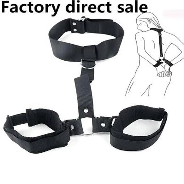 BONDAGE-RESTRAINT-HAND-CUFFS-BDSM-NECK-COLLAR-WRIST-BONDAGE-ADULT-GAME ...