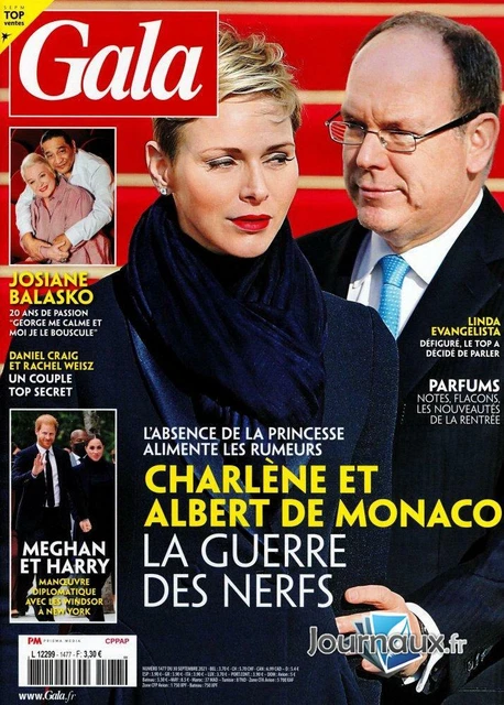 MAGAZINE GALA CHARLENE & ALBERT de MONACO_HARRY & MEGHAN_DANIEL CRAIG ...