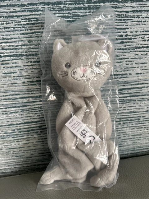 SASS & AND Belle Kitty Cat Baby Comforter Grey Tag Plush Soft Toy bnwt ...