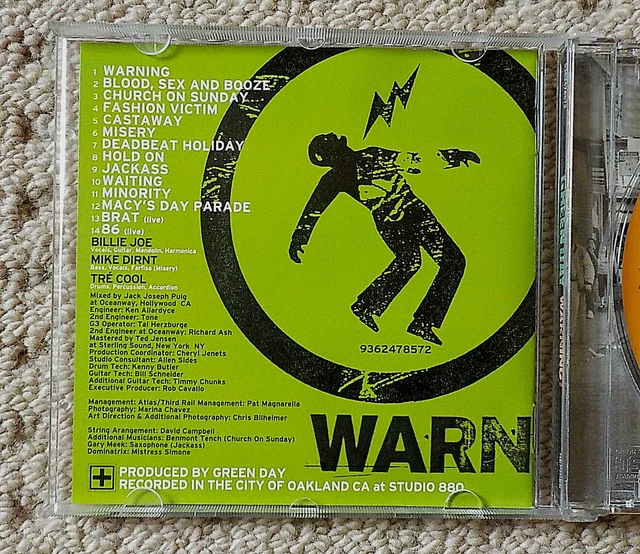 GREEN DAY - Warning: - CD ALBUM [USED] $4.99 - PicClick AU