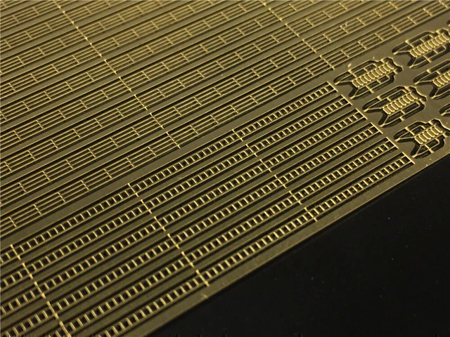 PHOTO-ETCHED PE HANDRAIL & Ladder Railing for 1/700 Warship Model Ship ...