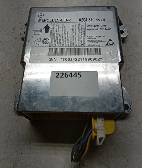 MERCEDES W204 ECU Control Unit Sensor Module Airbag A2048706826 £22.09 ...