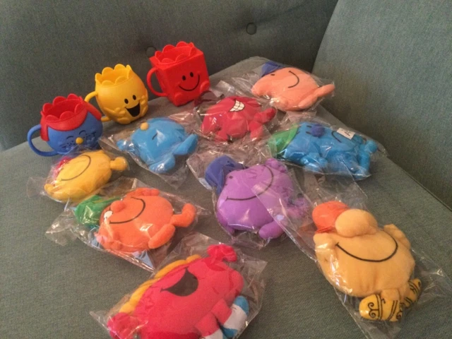 MCDONALDS HAPPY MEAL Mr Men & Little Miss bundle x 9 1999 - x 3 2019 ...