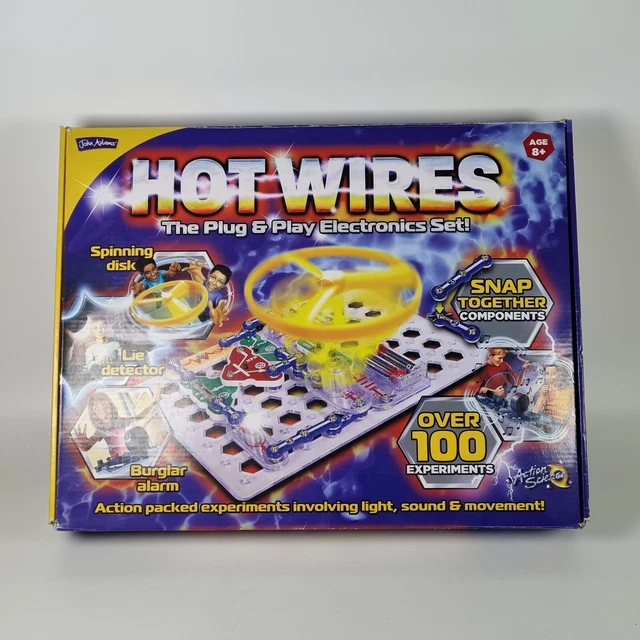 JOHN ADAMS HOT Wires The Plug & Play Electronics Set Educational Fun ...