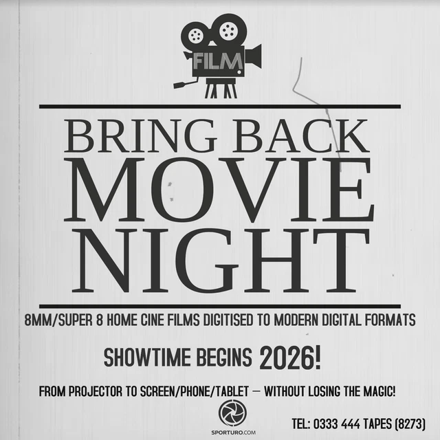 HOME VIDEO & Cine Film Digital Conversion – Photos & Slides Scanning £ ...