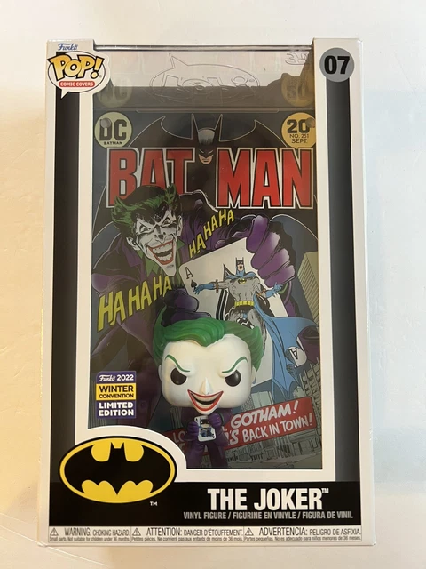 FUNKO POP! COMIC Covers: THE JOKER #07 Winter Convention 2022 Limited ...