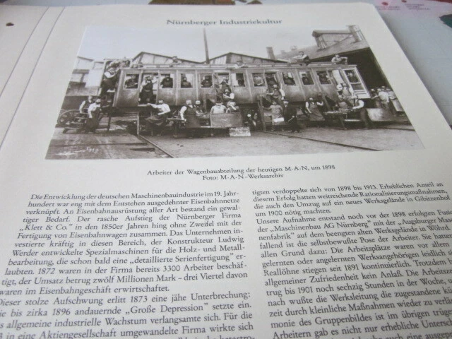 NÜRNBERG DOKU 6007 MAN Werk Nürnberg Wagenbauabteilung EUR 5,90 ...