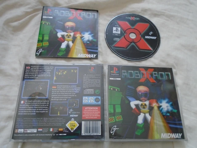 ROBOTRON X PS1 (COMPLETE) rare Sony PlayStation Midway black label £44. ...