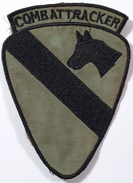 US ARMY VIETNAM War Patch COMBAT TRACKER Team US 1st Cavalry Division ...