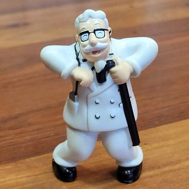 KFC COLONEL SANDERS Action Figure The Chicken Expert Story MAXX 2001 $9 ...