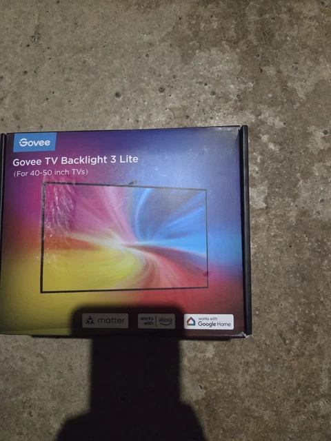 GOVEE TV BACKLIGHT 3-Lite for 40-50 Inch TVs £55.82 - PicClick UK