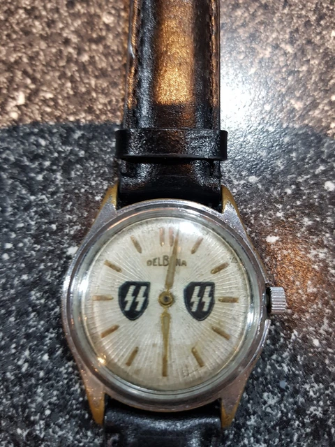 WW2 GERMAN SS WAFFEN DELBANA WATCH £150.00 - PicClick UK