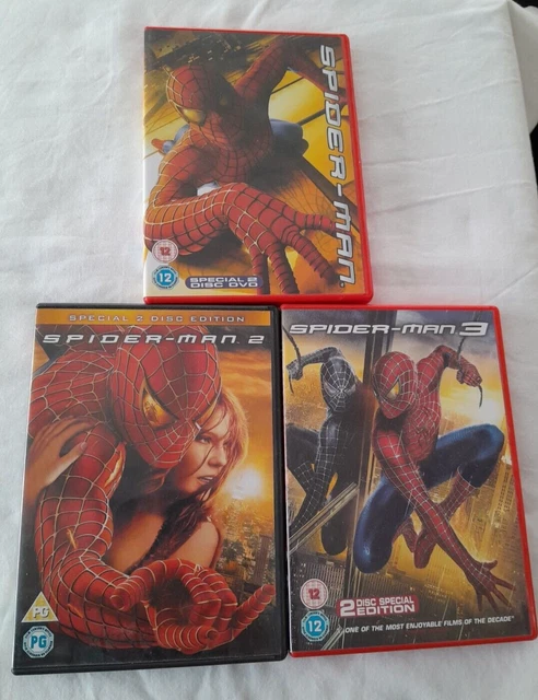 SPIDER-MAN TRILOGY (BOX Set) (DVD, 2007) Special 2 Disc Editions EUR 2 ...