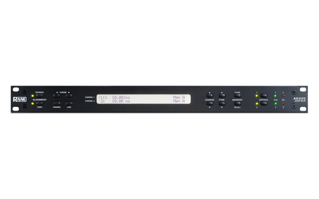 RANE AD22S AUDIO Delay Rack Unit Two-input, Two-output Professional ...