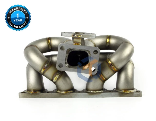 RAM HORN TURBO Manifold for Honda Civic CRX Del Sol T3 38mm WG D15 D16 ...