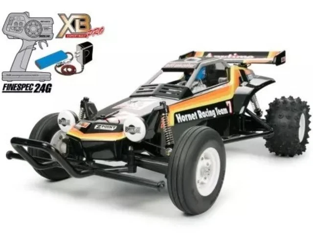 TAMIYA 1/10 XB The Hornet 2WD Racing Buggy Black Orange RTR 2.4GHz ...