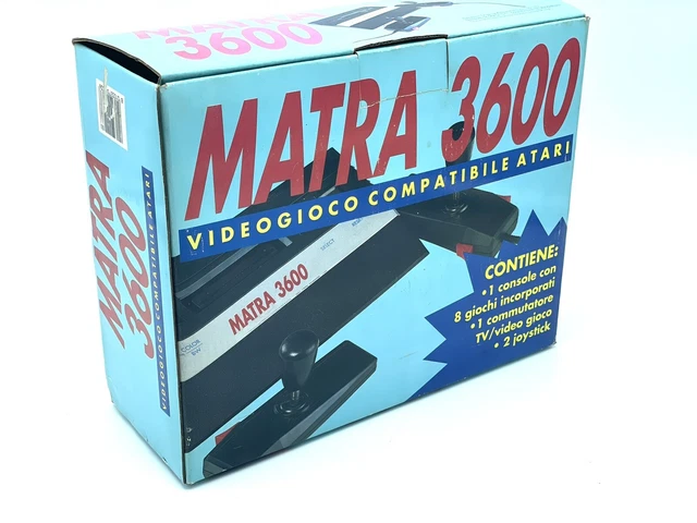 VINTAGE ANNI 80 CONSOLE Matra 3600 (Atari 2600 Jr Clone) Compatibile ...