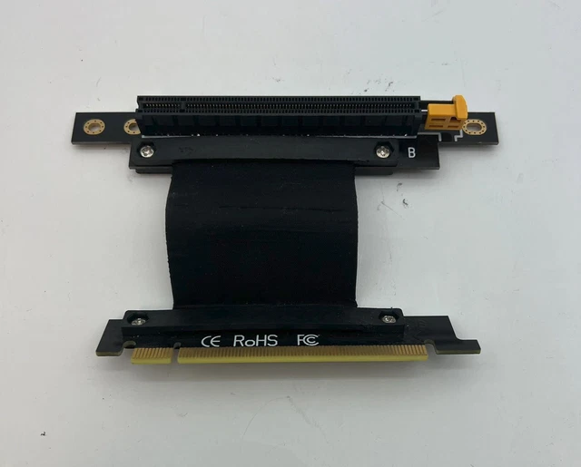 PCIE X16 RISER Cable Graphics Card 90° Extension Cable PCIE3.0 flexible ...