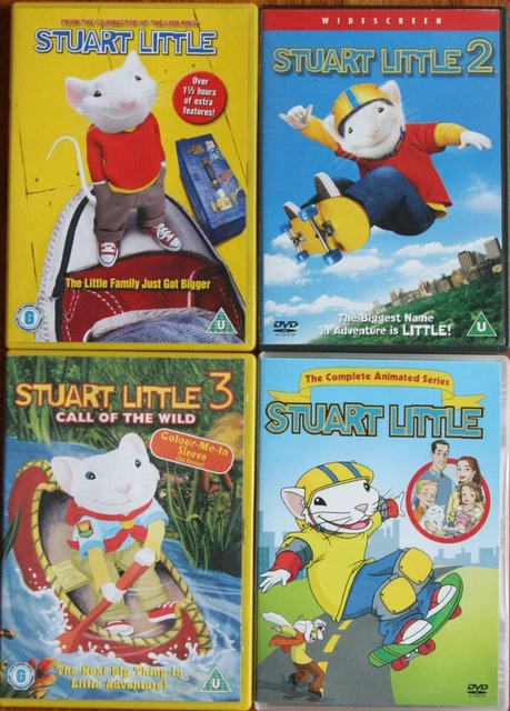 STUART LITTLE DVD complete collection - 4 DVDS job lot BUNDLE joblot £ ...