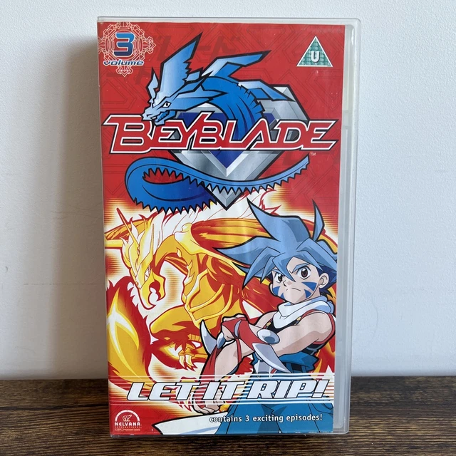 BEYBLADE: VOL 3 - Let It Rip! (3 Episodes) VHS (2002) £4.99 - PicClick UK