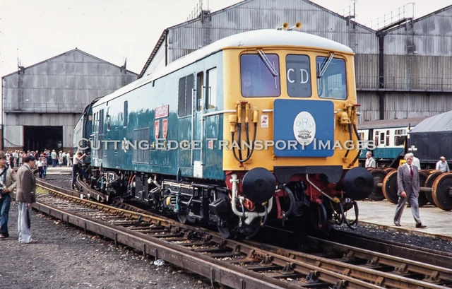 ORIGINAL RAILWAY SLIDE: 73142 'Broadlands' at Ashford, 14/08/1982 D-850 ...