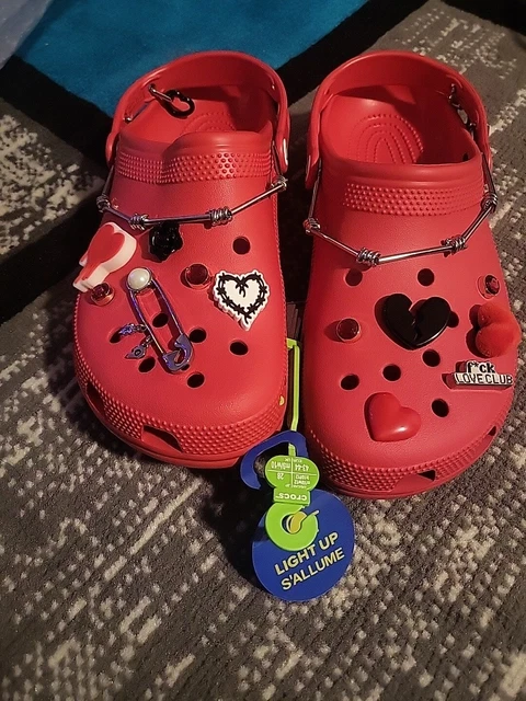 KAROL G X Crocs Classic Clog Limited Edition Red Mens 10 / Womens 12 £ ...