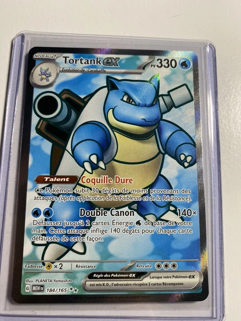 CARTE POKÉMON TORTANK Ex FA 184/165 EV3.5 Mew 151 NEUF FR EUR 50,00 ...