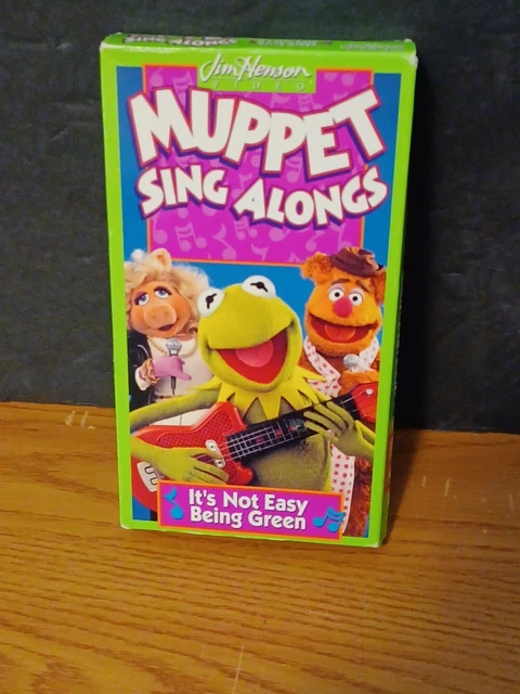 MUPPET SING-ALONGS - Its Not Easy Being Green (VHS, 1994) £12.20 ...