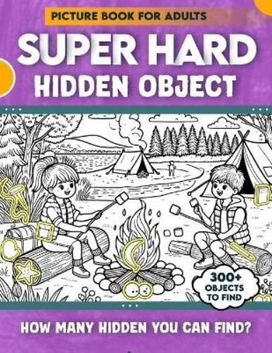 WONDER FINDS HIDDEN Object Super Hard Picture Book For Adults (Poche ...