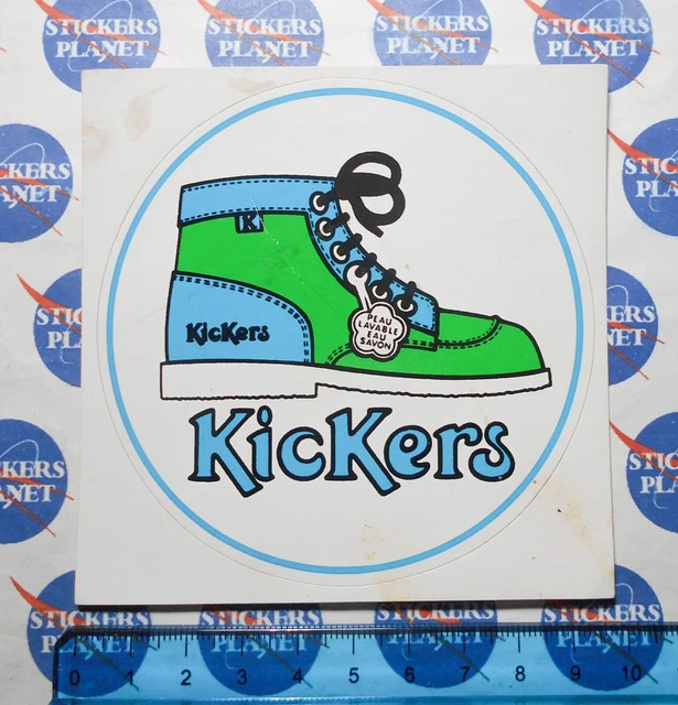 ADESIVO STICKER VINTAGE AUTOCOLLANT KICKERS SHOES ORIGINAL ANNI 80 8×8 ...