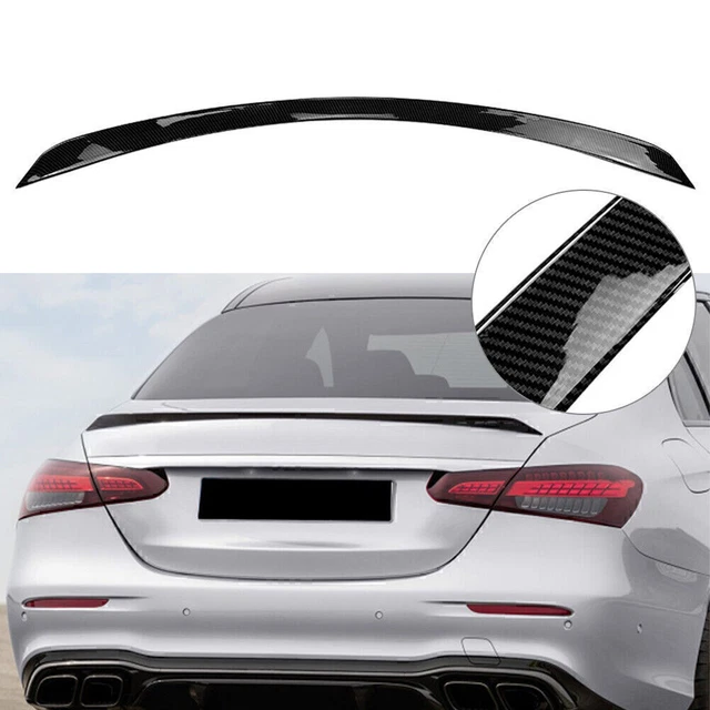 REAR WINDOW ROOF Spoiler Wing Fit Benz W213 E260 E300 E63S 16-21 Carbon ...