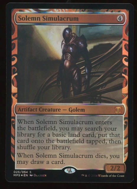 SIMULACRE SOLENNEL - FOIL - MTG Masterpiece Series : Kaladesh Inventions - RareCo EUR 30,34 ...