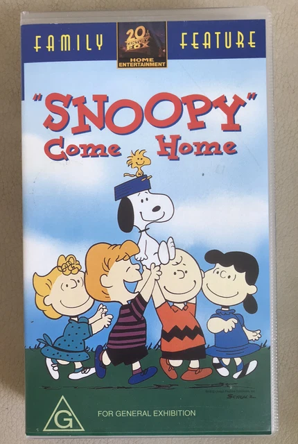SNOOPY COME HOME VHS PAL 1996 $19.95 - PicClick AU