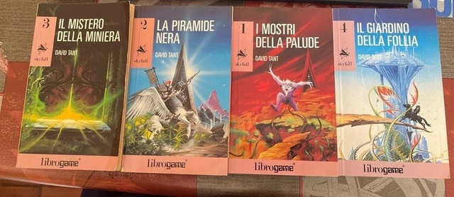 LIBROGAME SERIE completa SKYFALL 1-2-3-4 David Tant OTTIMI 1°edizioni ...
