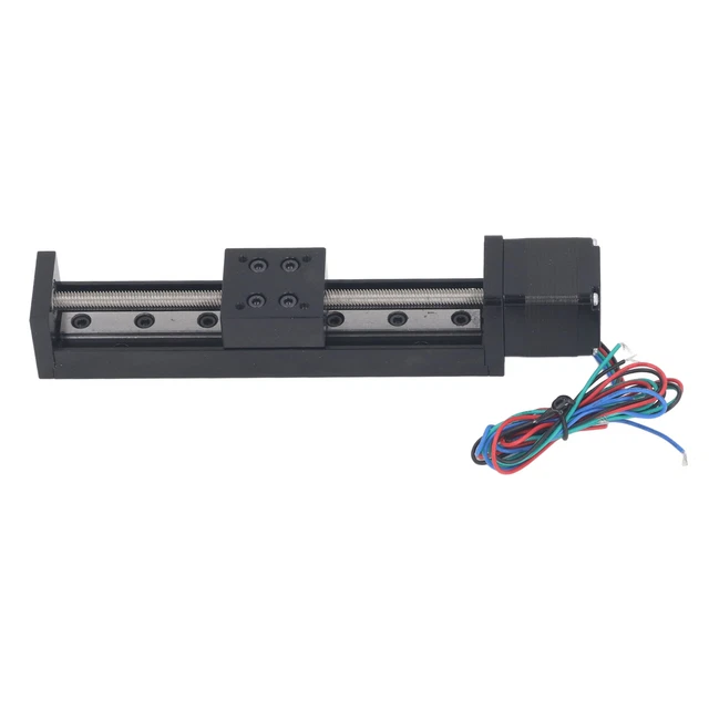 LINEAR STAGE ACTUATOR 28 Stepper Motor 100mm Effective Stroke Linear ...