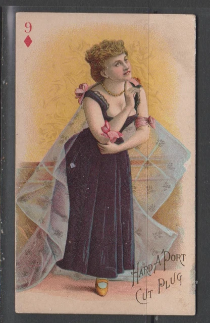 CIGARETTE CARDS MOORE & Calvi 1890 Beauties (playing card)(lg) - 9 of ...