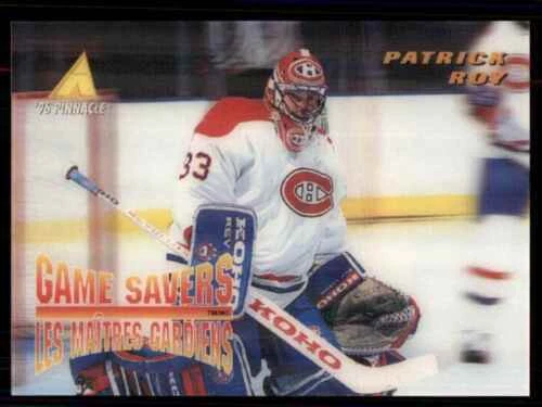 1995-96 PINNACLE MCDONALD'S Game Savers Patrick Roy #MCD-25 EUR 1,09 - PicClick FR