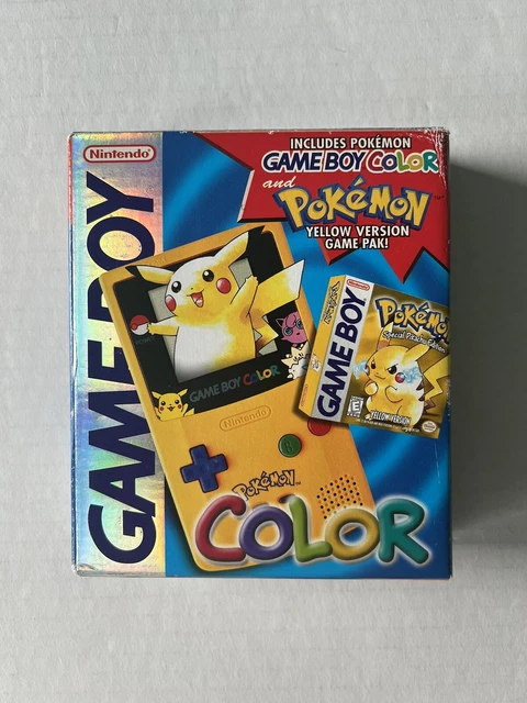 NINTENDO GAME BOY Color Pokemon Yellow Edition Handheld System Empty ...