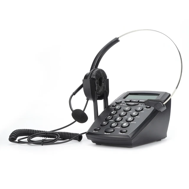 HT800 CALL CENTER Wired Telephone With Omnidirectional Microphone ...