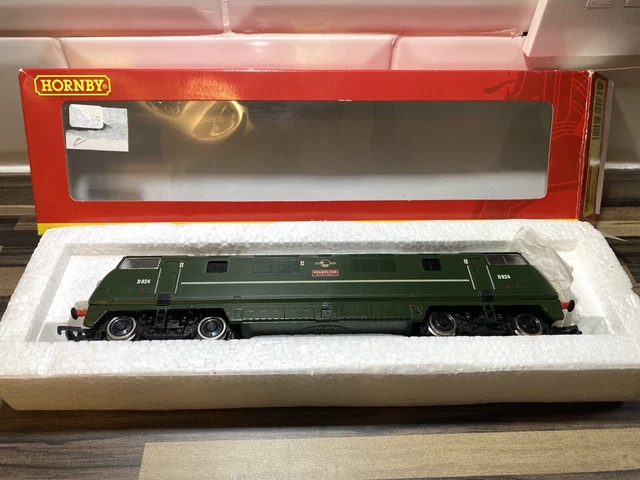 MAINLINE 37-087 Class 42 Warship Diesel BR Green OO gauge Refurbished £ ...