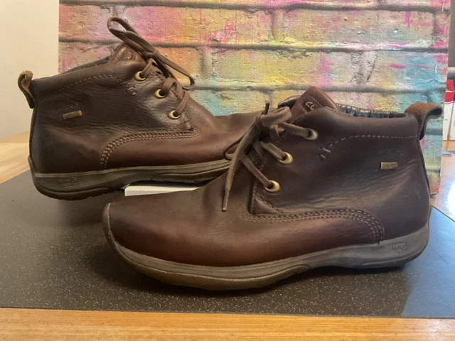 CLARKS ACTIVE AIR Gore-Tex Brown Leather Boots shoes Men's Size UK 7.5 ...
