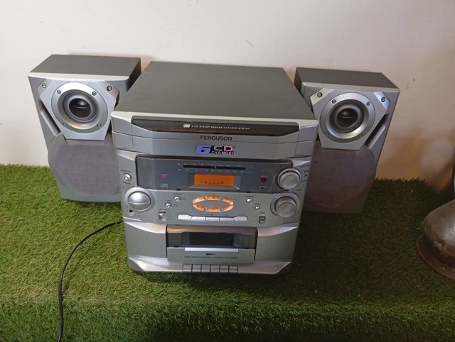 FERGUSON PORTABLE 6CD Changer Music Player £57.92 - PicClick UK
