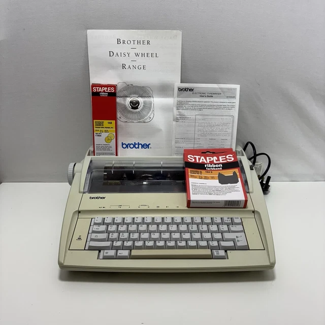 BROTHER ELECTRONIC TYPEWRITER AX-100 £69.99 - PicClick UK