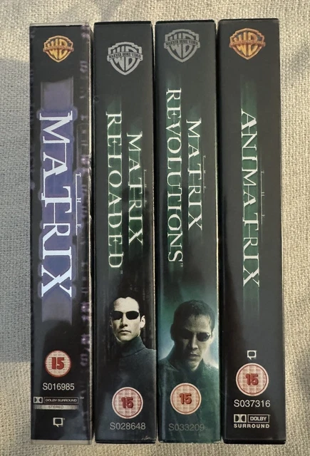 THE MATRIX TRILOGY VHS Video Tape Bundle Including Animatrix £20.00 ...