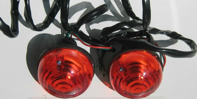 LAND ROVER DEFENDER 90, 110, Stop & Tail Light Set With Wiring Tails ...