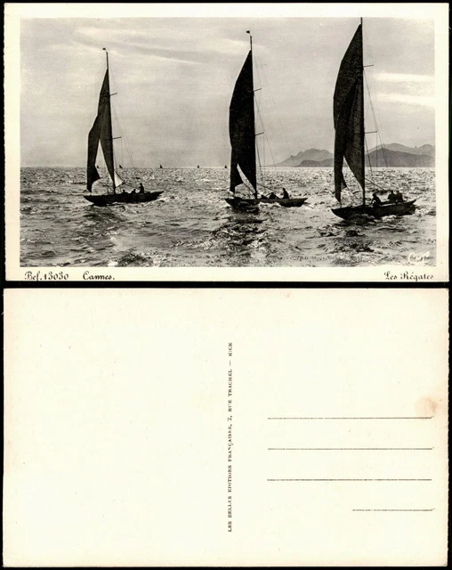 CPA CANNES SEGELREGATTA, Les Regates 1940 EUR 6,60 - PicClick DE