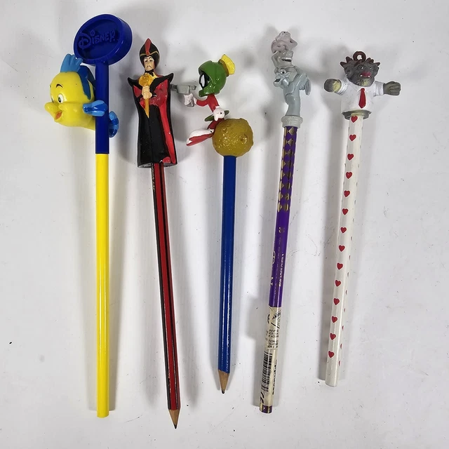 NOVELTY DISNEY JIM Henson Warner Bros Pencil Lot Little Mermaid Marvin ...