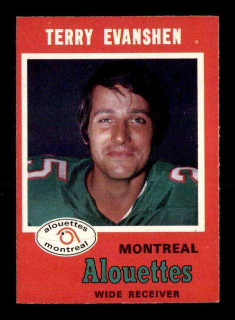 1971 O-PEE-CHEE CFL #109 Terry Evanshen EXMT X2823102 EUR 6,00 ...