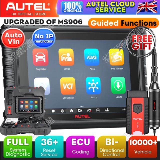 2023 NEWEST AUTEL MaxiSys MS906 PRO ECU Coding Full System Diagnostic ...