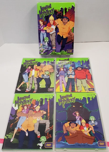 MARTIN MYSTERY DVD Animated Series 4 Disc Box Set YTV Cartoon Show ...